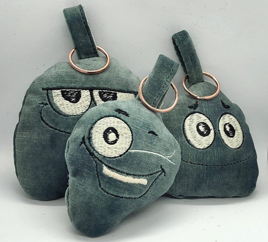 Wow Look New Rock Face Shaped Keyrings - Limited Edition